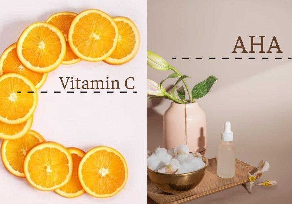Cách kết hợp AHA và Vitamin C dưỡng da trắng sáng, đều màu nhanh chóng ...