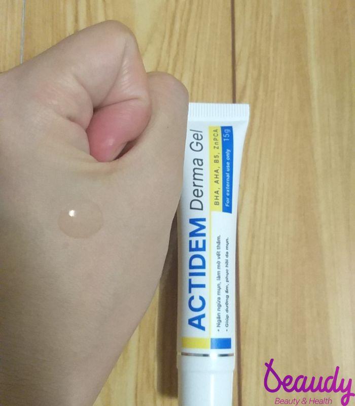 Review gel trị mụn giảm thâm Actidem Derma: tạm biệt mụn và thâm mụn ...