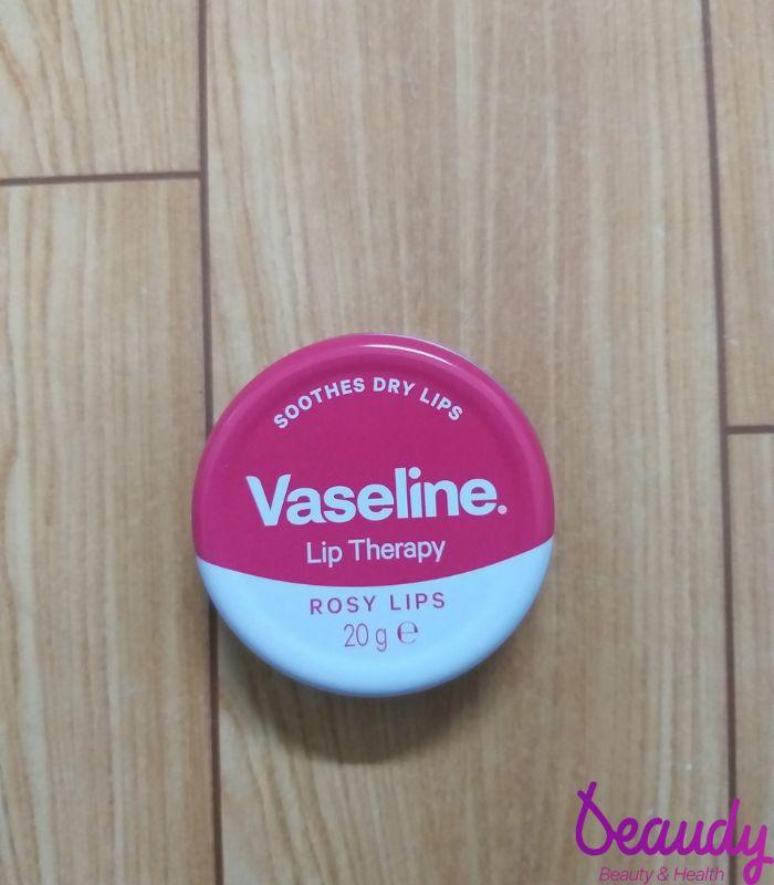 Review son dưỡng môi Vaseline Lip Therapy Rosy hộp thiếc màu hồng: cải ...