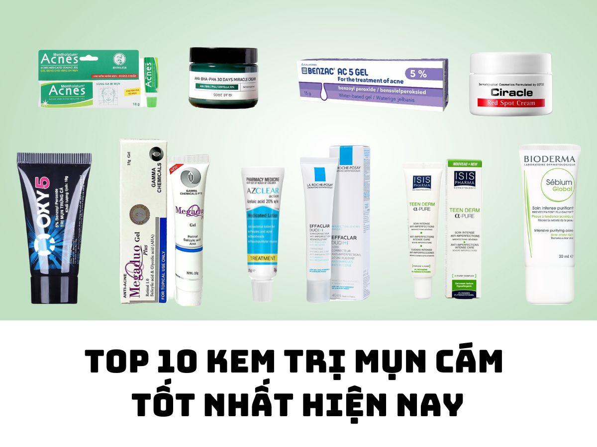 TOP 10 kem trị mụn cám tốt nhất hiện nay: an toàn, lành tính, hiệu quả ...