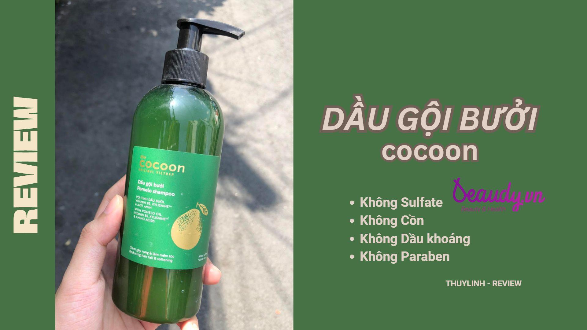 Review dầu gội bưởi Cocoon - giúp giảm rụng tóc hiệu quả - Beaudy.vn