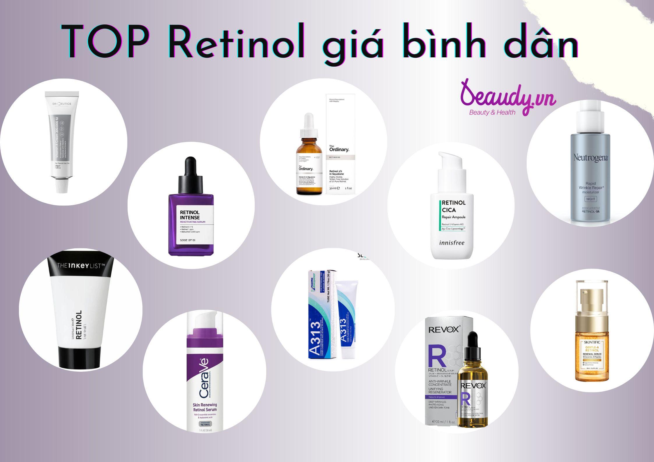 Top 10 sản phẩm chứa retinol giá bình dân, ít kích ứng, dễ sử dụng ...