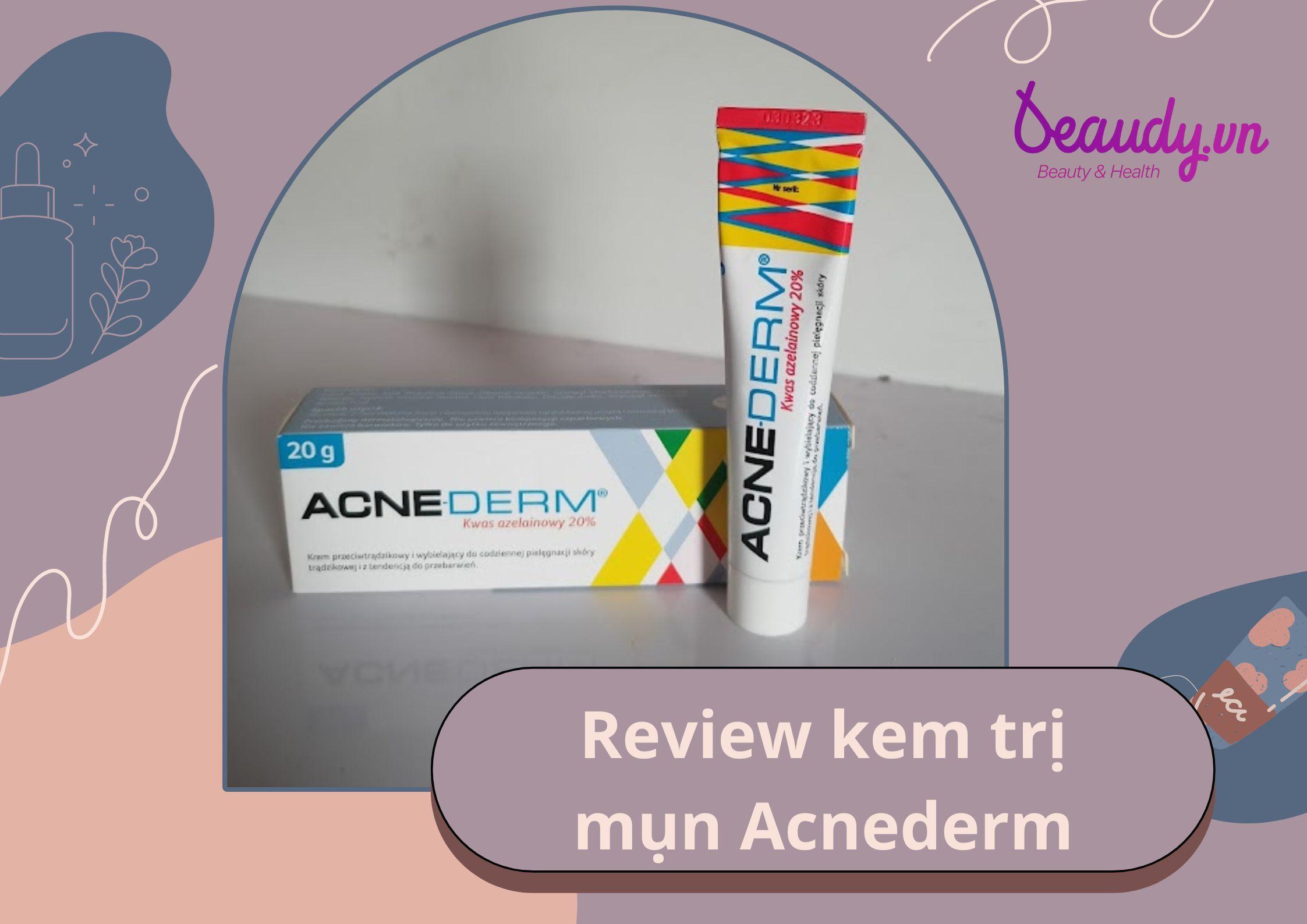 Review kem trị mụn Acne-Derm Kwas Azelainowy 20% - làm mờ thâm mụn hiệu ...